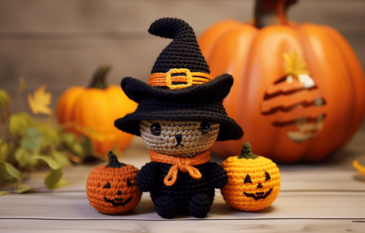 Crochet Halloween Witch Pattern – Cute Cat Amigurumi – Crochify