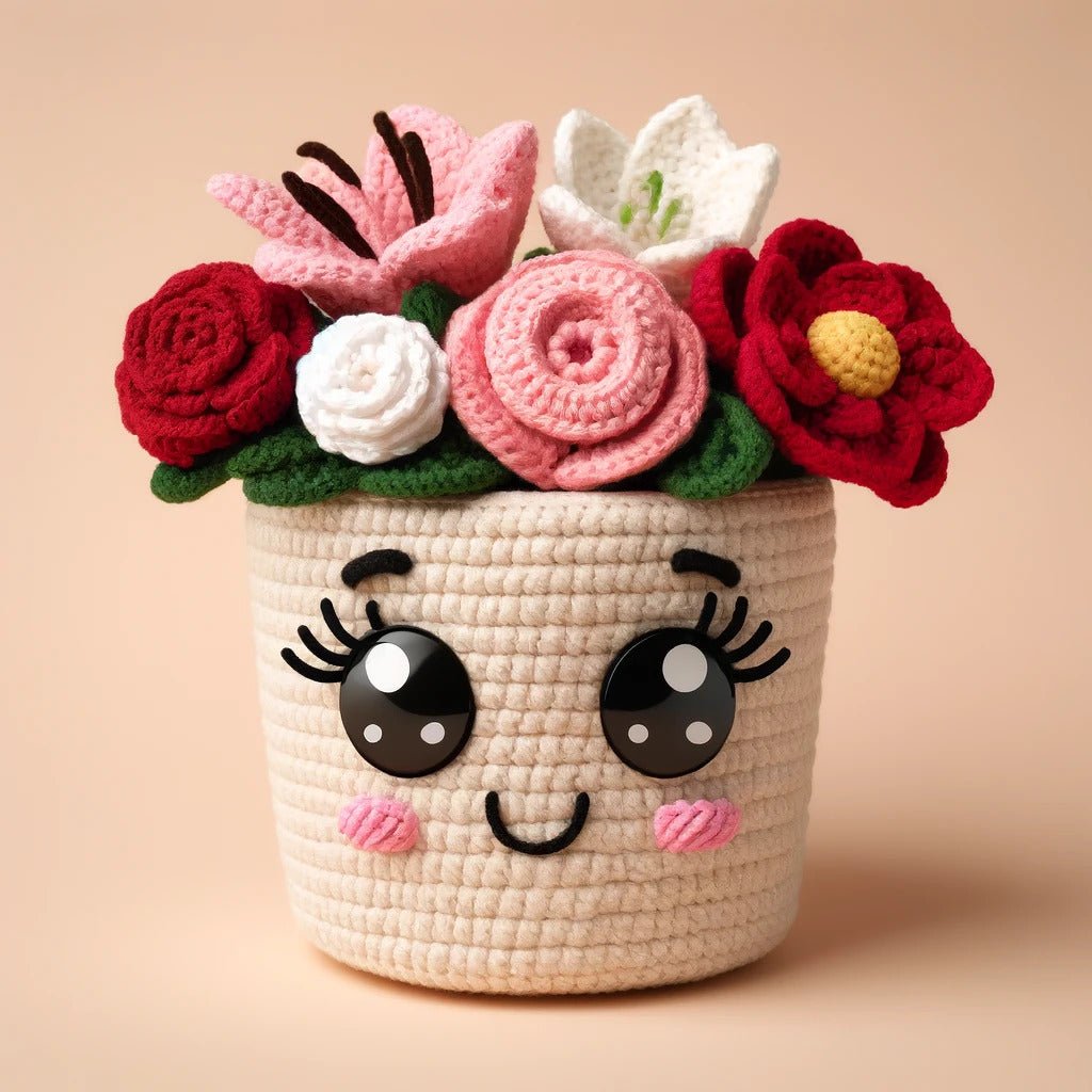 Crochet Flowers Pot Pattern - Blossom Buddy™ – Crochify