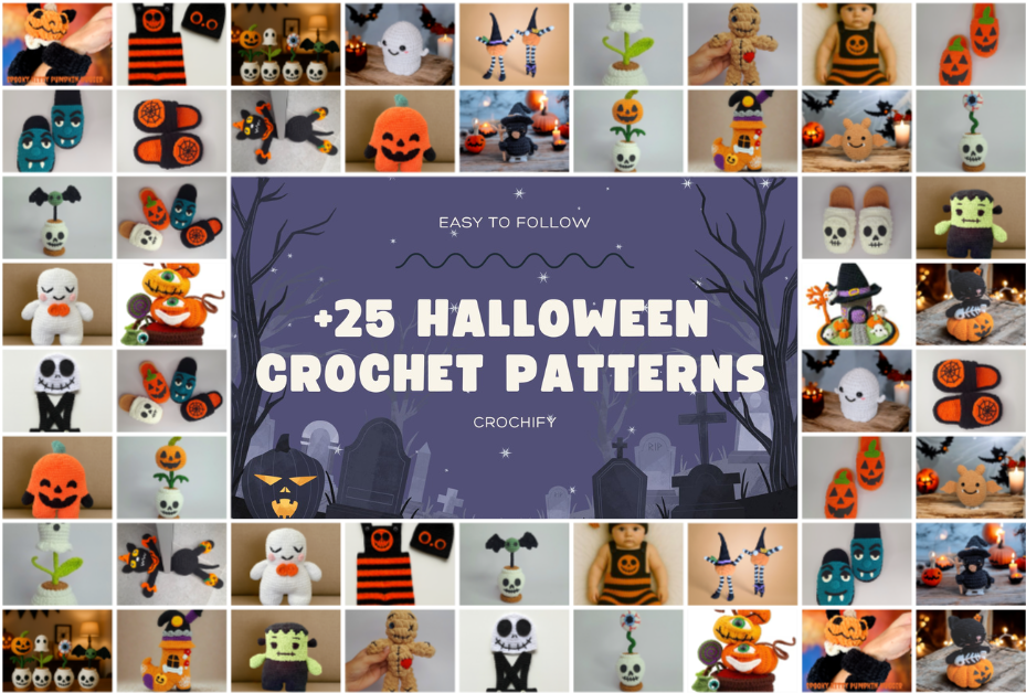 25 Halloween Crochet patterns Bundle – Crochify