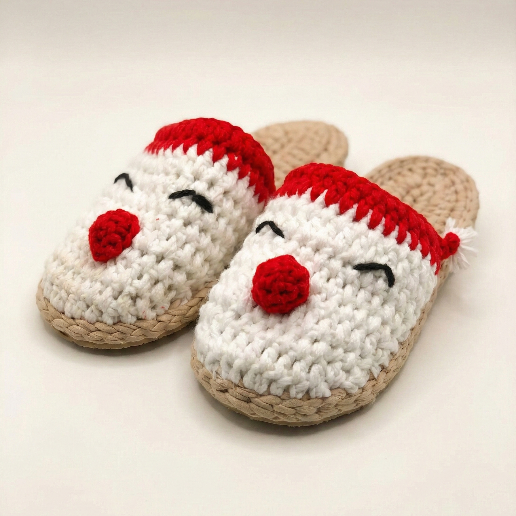 4 Christmas Slippers Crochet Patterns Set – Crochify
