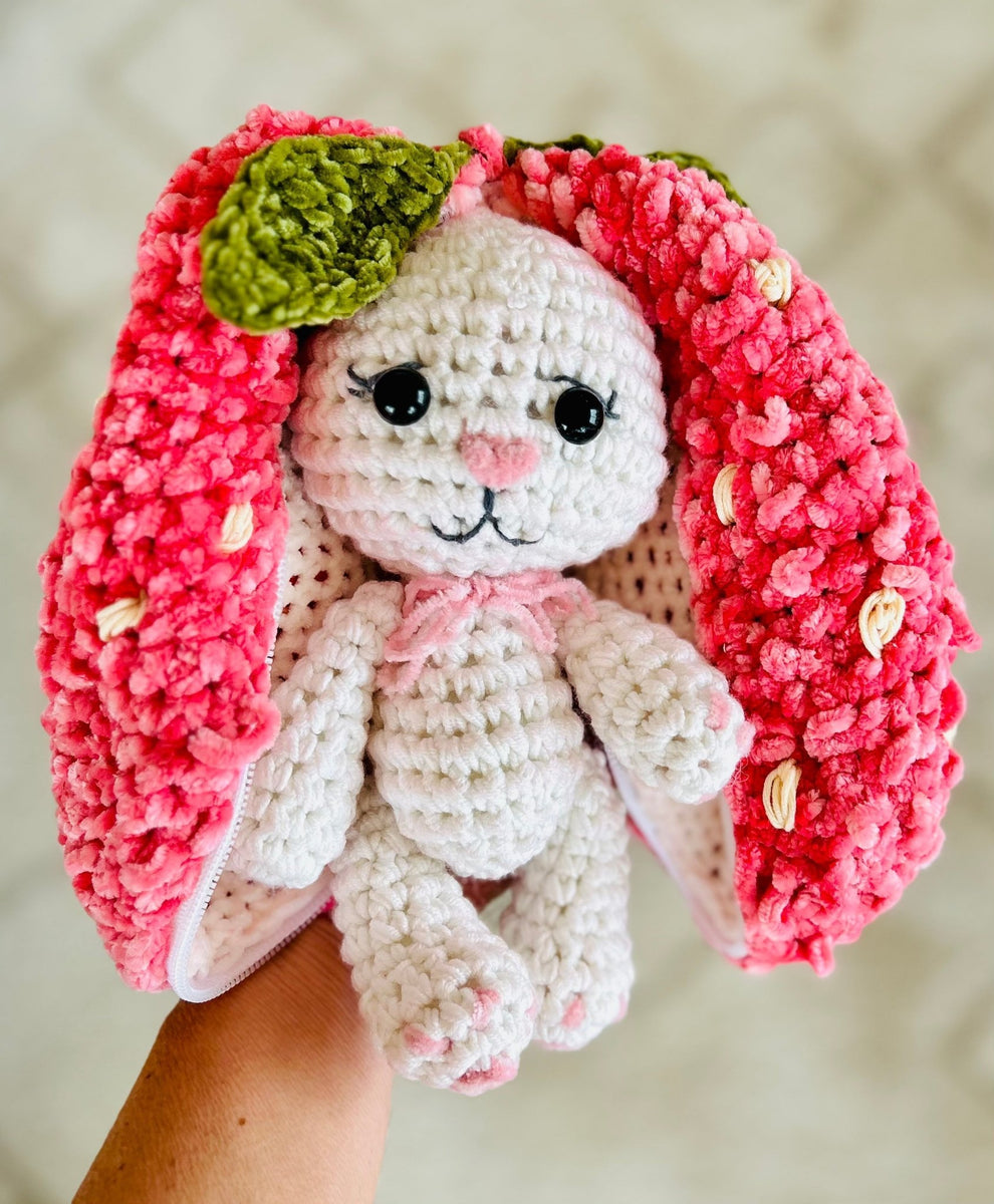 Crochet Easter Rabbit Transformed into Strawberry Pattern – Crochify