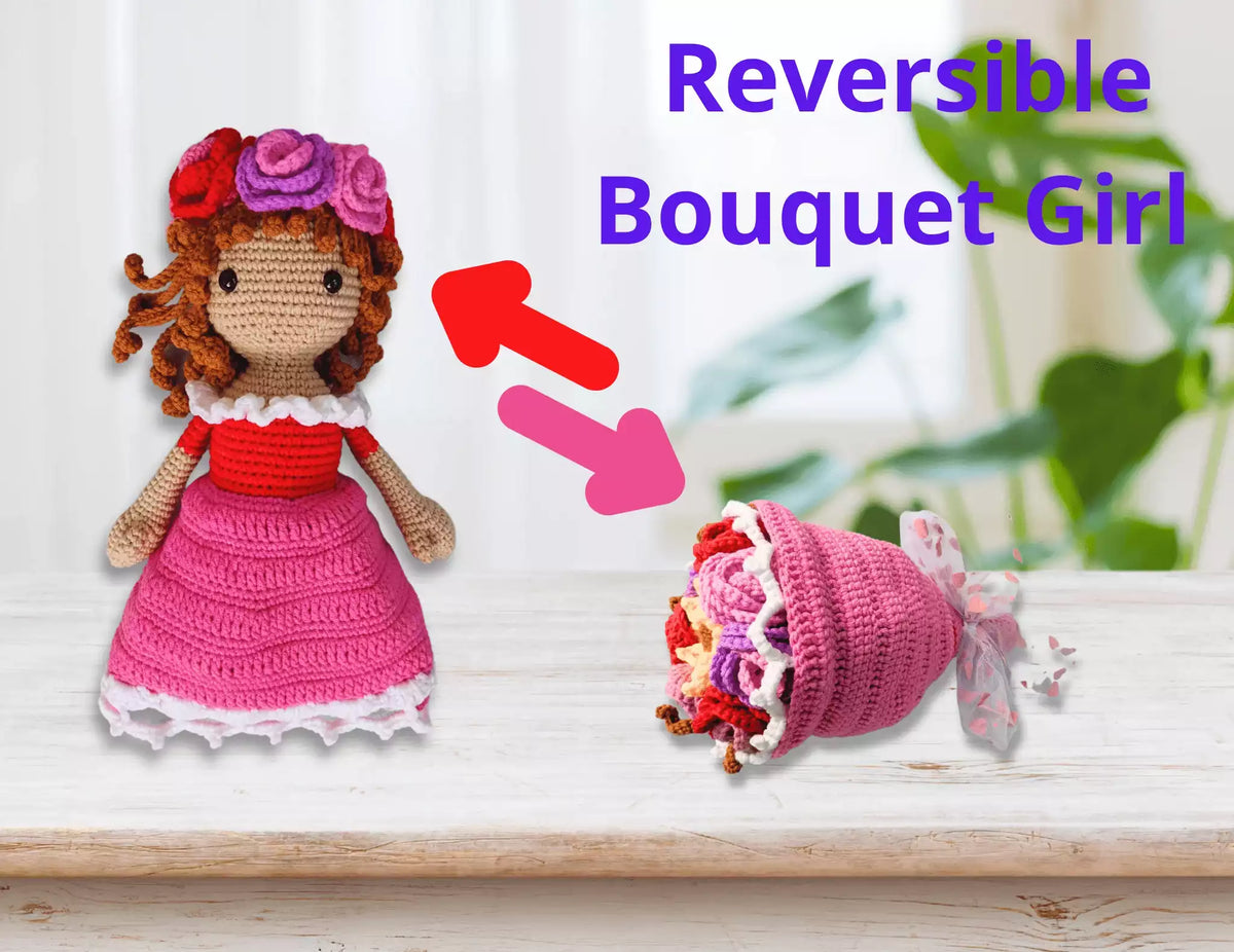 Crochet Reversible Doll Pattern - Creative and Interactive Toy – Crochify